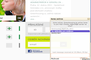 CHYTRÉ NÁSTROJE: ZKUSTE SI STRÁNKY OŽIVIT LIVE CHATEM - Greenhousing.cz