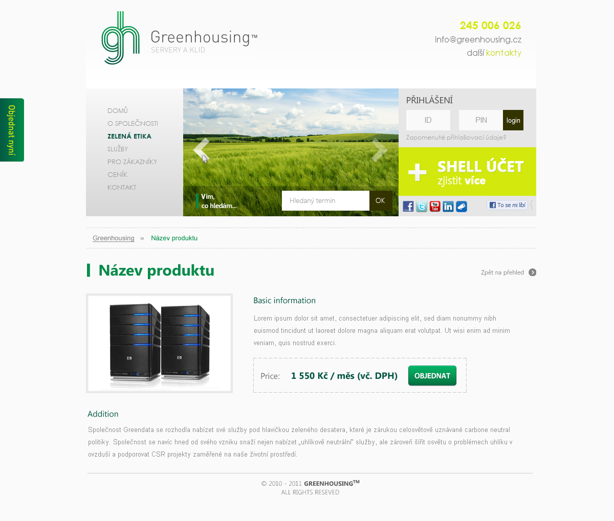 Nová verze webu Greenhousing.cz je na světě - Greenhousing.cz